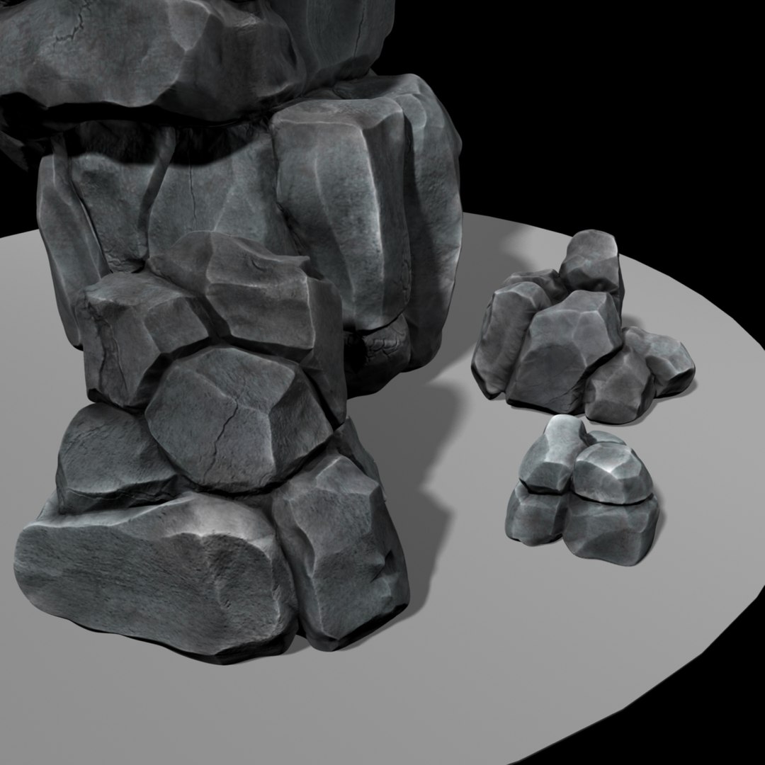 3d Model Rocks