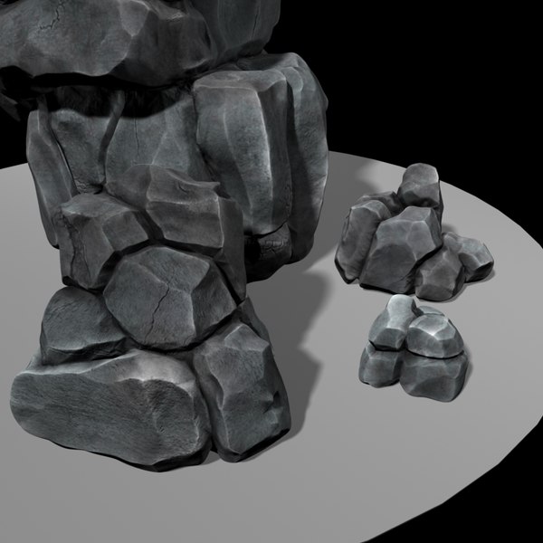 3d model rocks