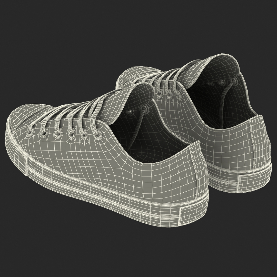 3d sneakers 2 generic modeled