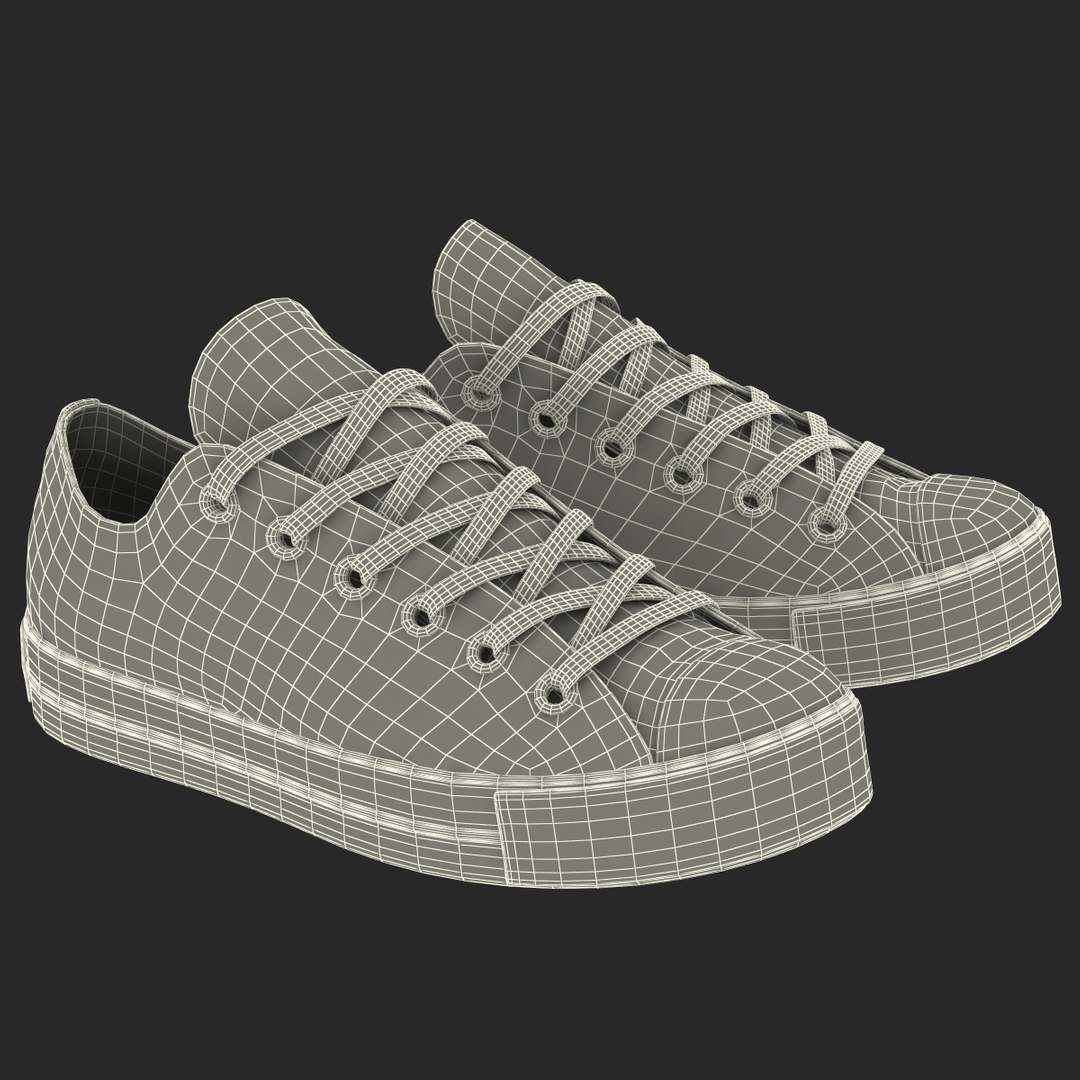 3d sneakers 2 generic modeled