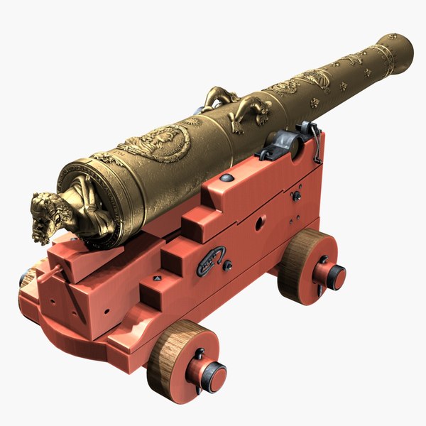 modelo 3d Soleil-Royal cannon 1670 - TurboSquid 2085670
