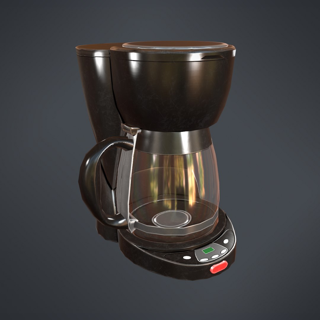 3D coffee maker - TurboSquid 1299079