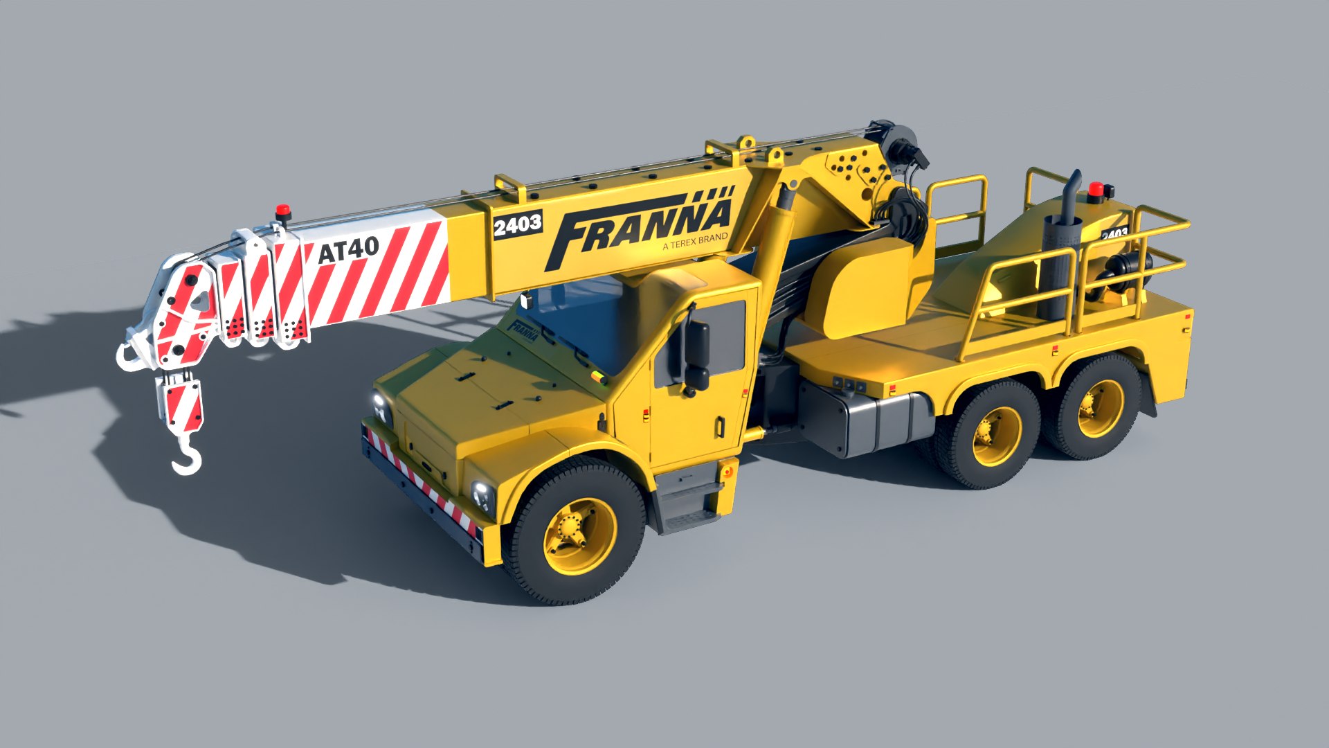 3D Franna AT40 Crane Model - TurboSquid 2144881