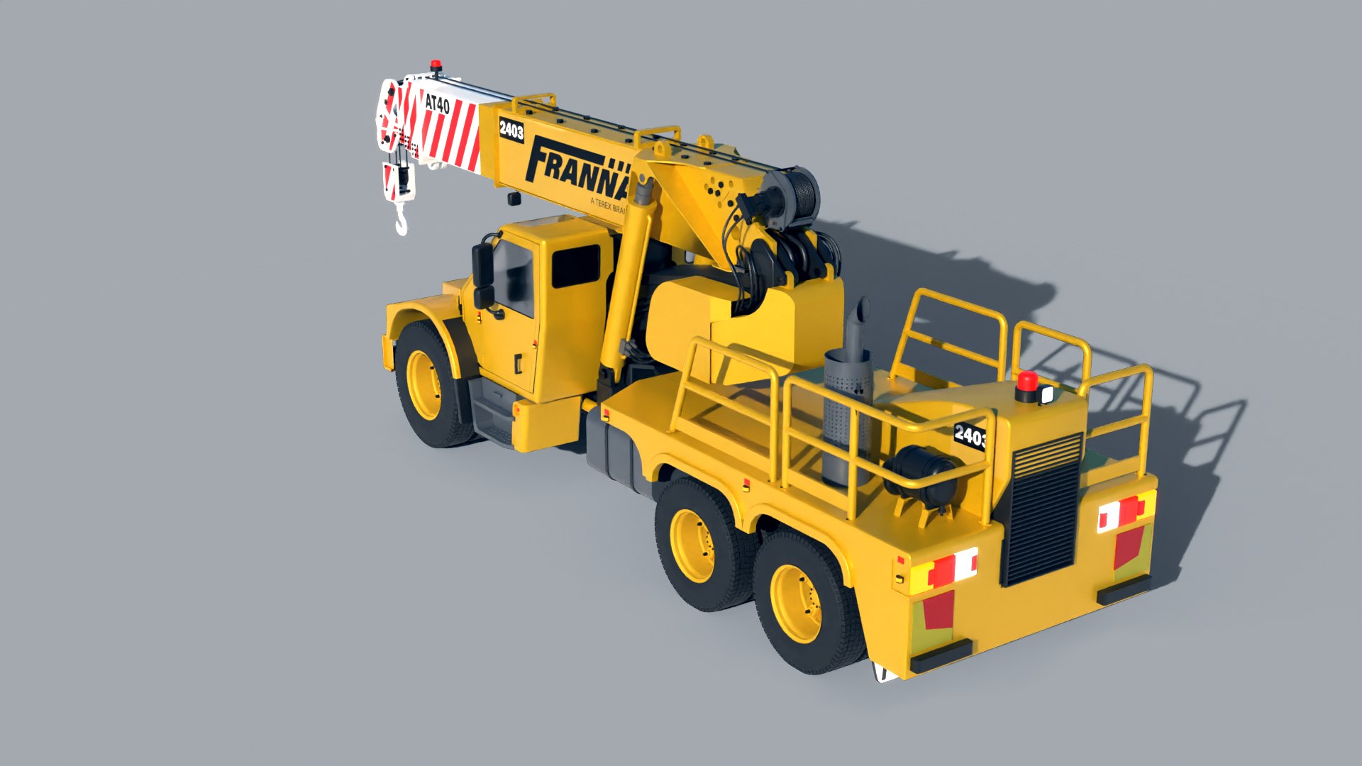 3D Franna AT40 Crane Model - TurboSquid 2144881
