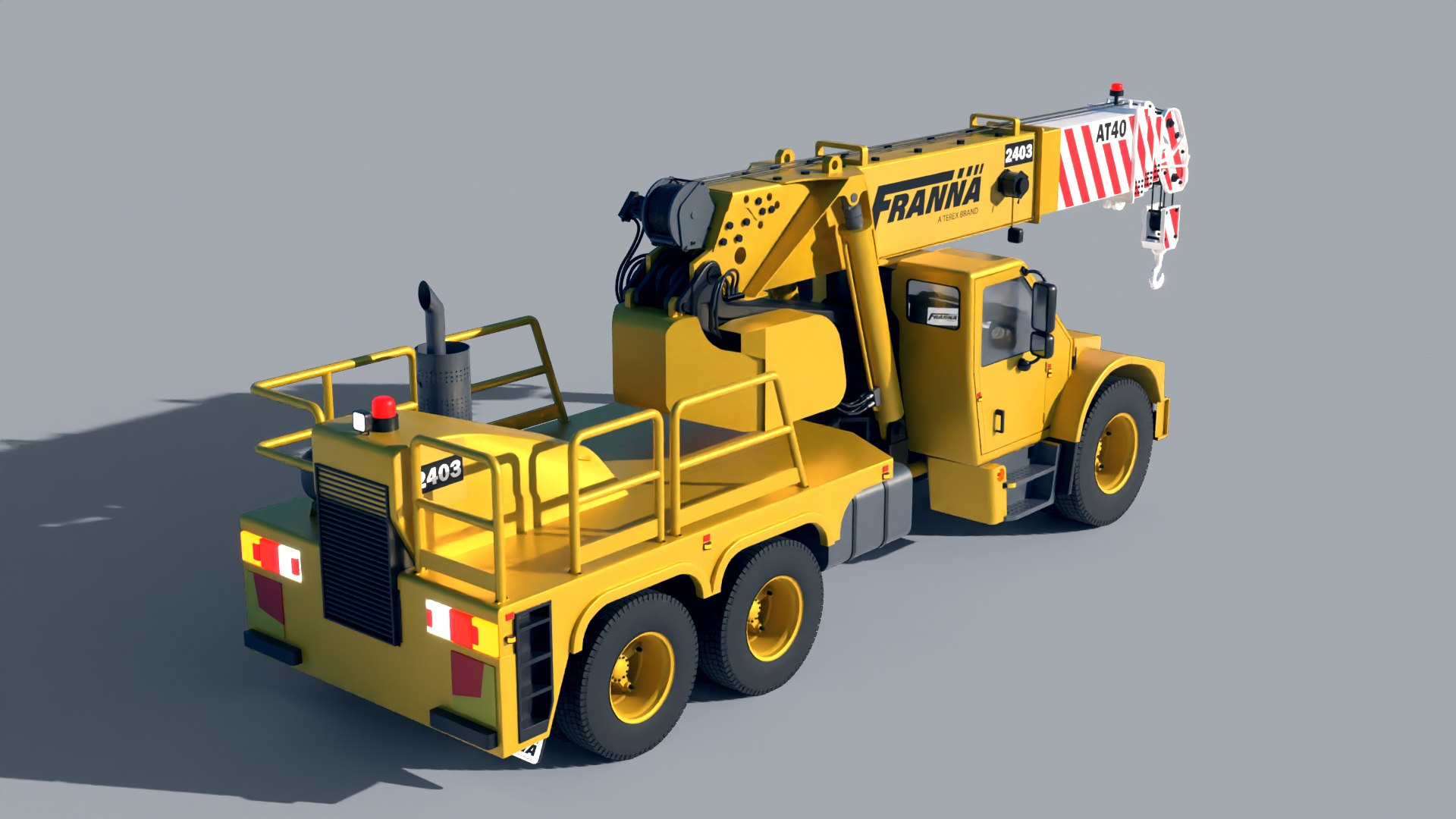 3D Franna AT40 Crane Model - TurboSquid 2144881
