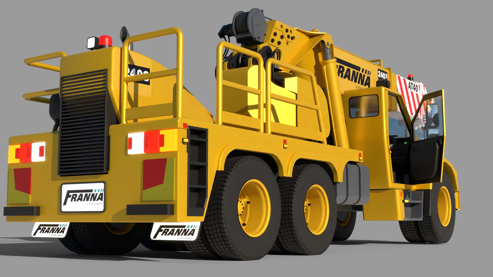 3D Franna AT40 Crane Model - TurboSquid 2144881