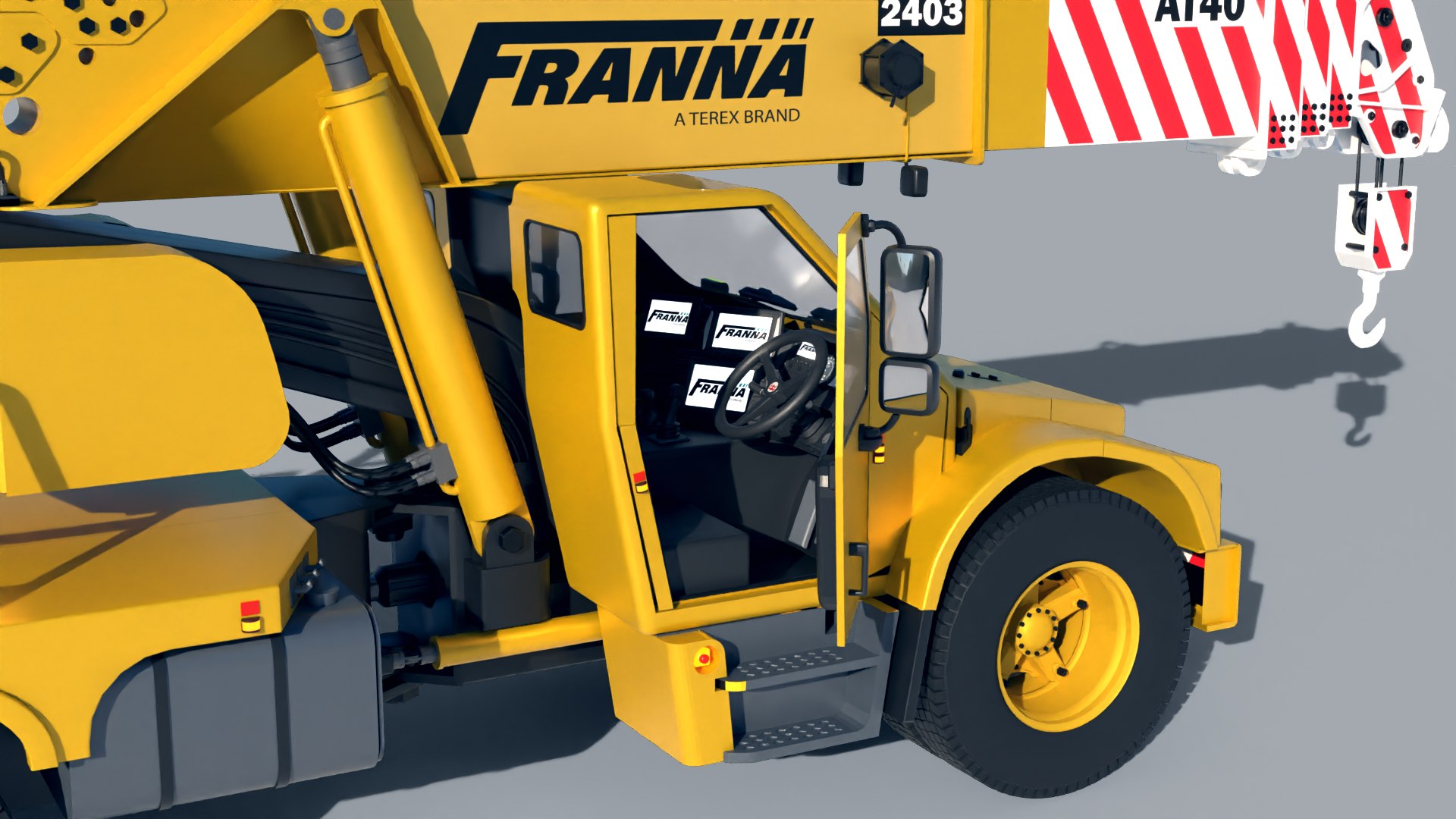 3D Franna AT40 Crane Model - TurboSquid 2144881