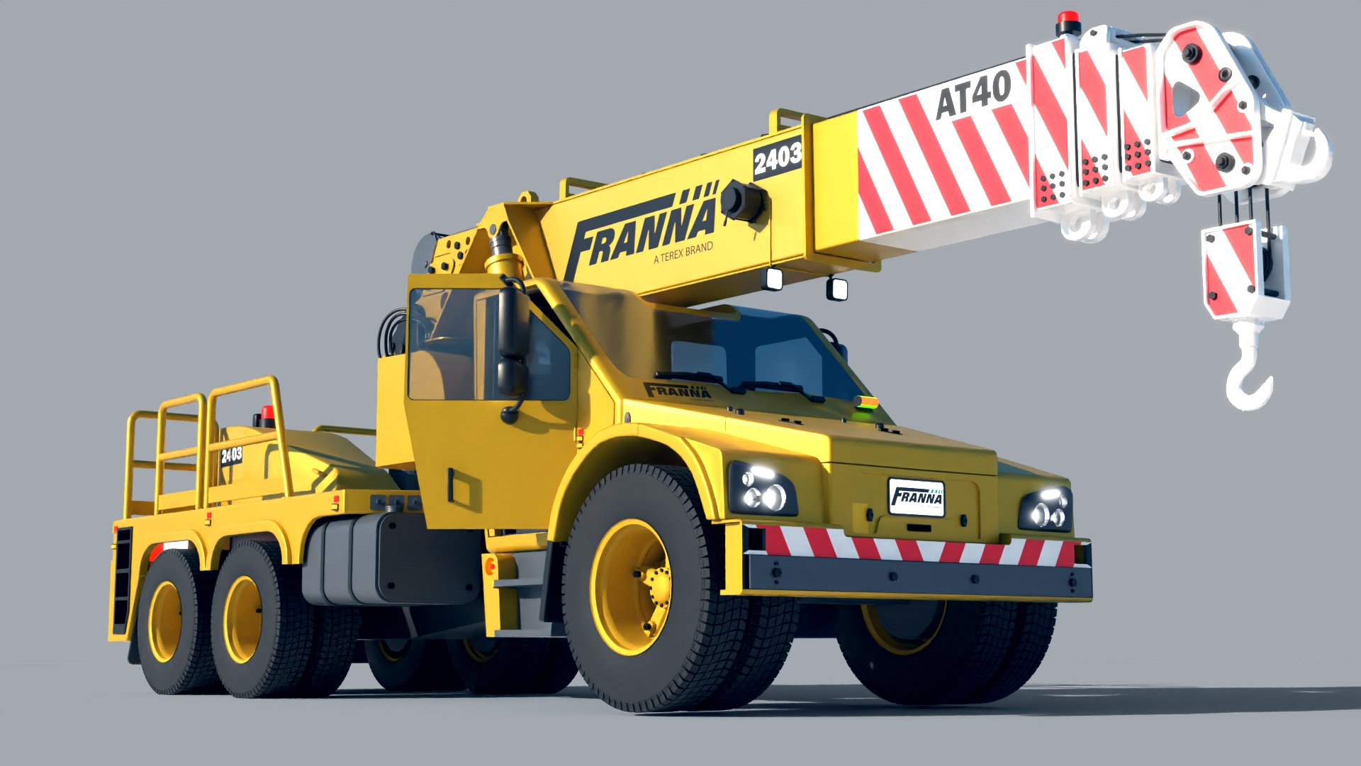 3D Franna AT40 Crane Model - TurboSquid 2144881