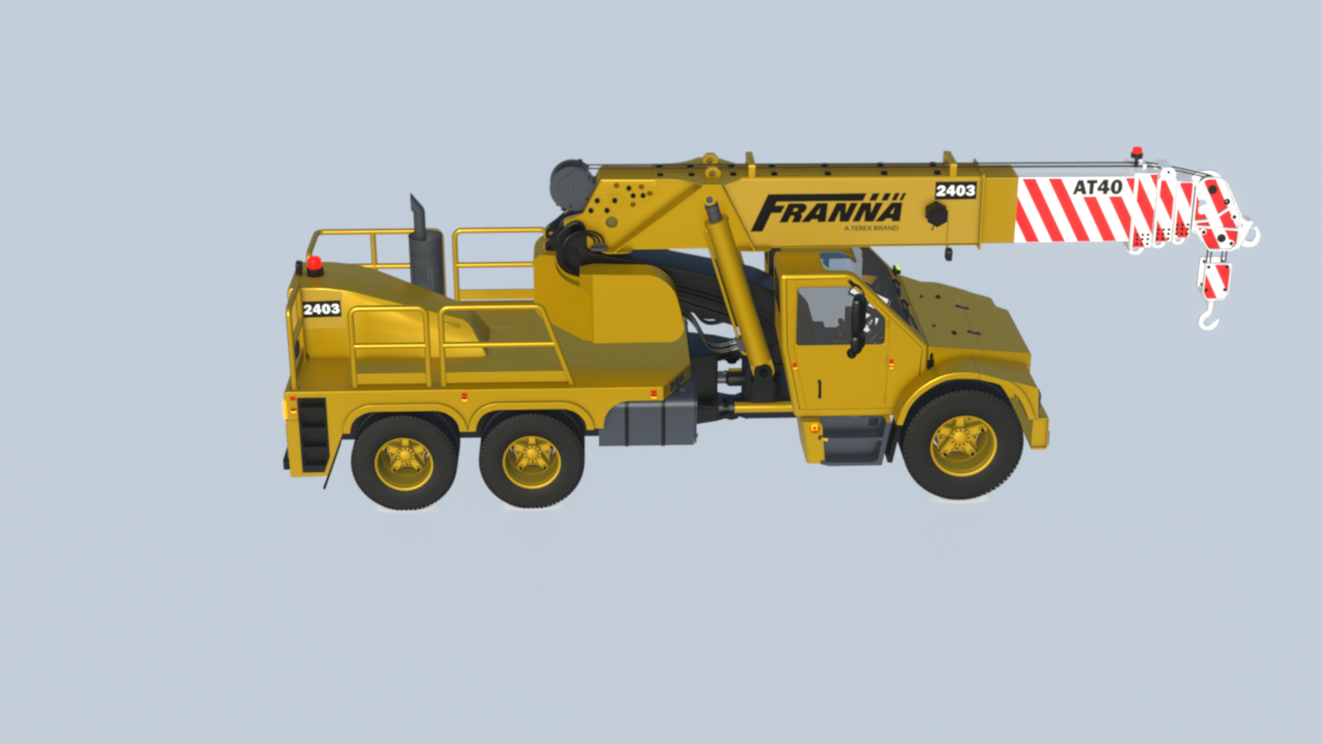 3D Franna AT40 Crane Model - TurboSquid 2144881