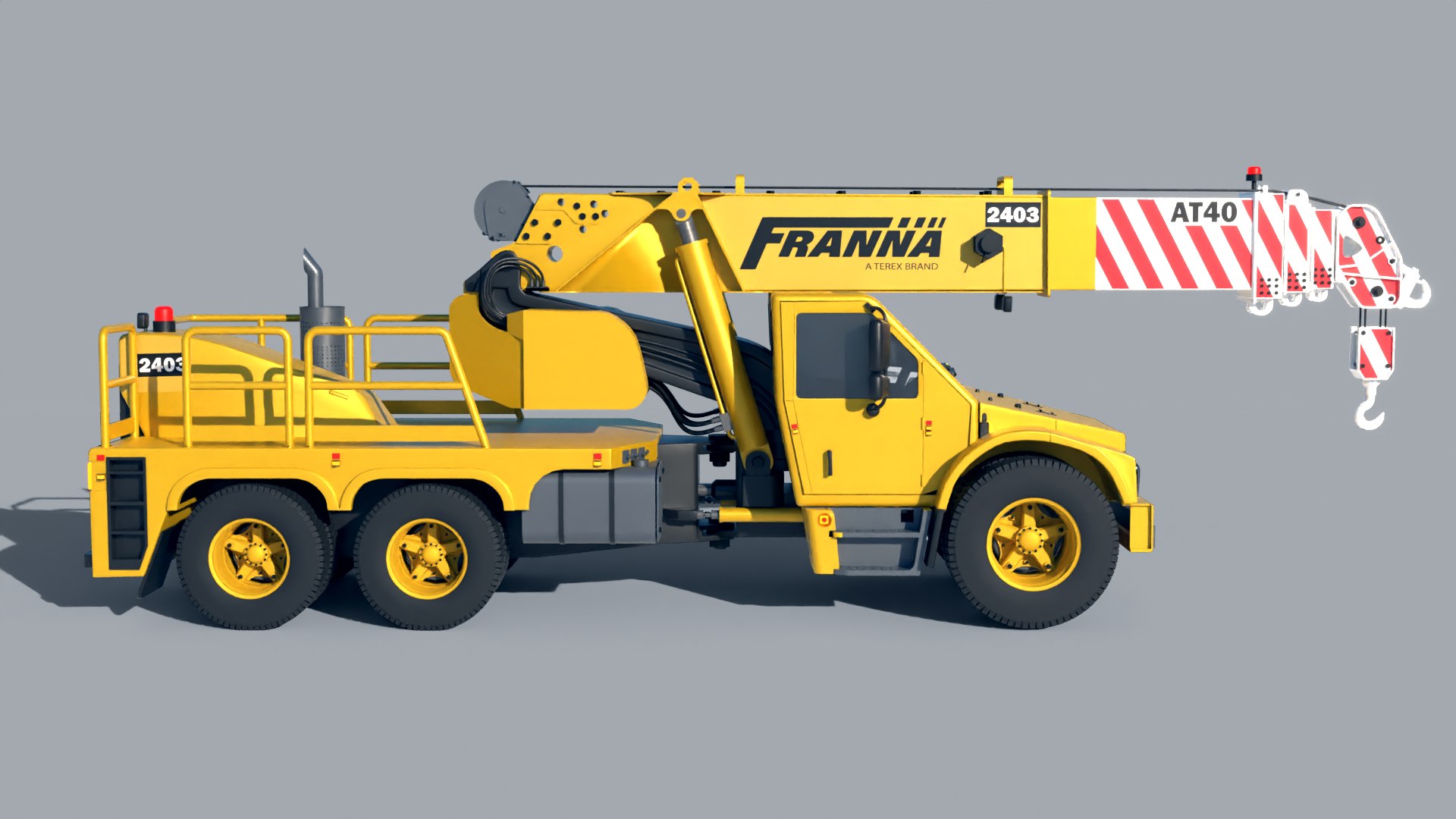 3D Franna AT40 Crane Model - TurboSquid 2144881