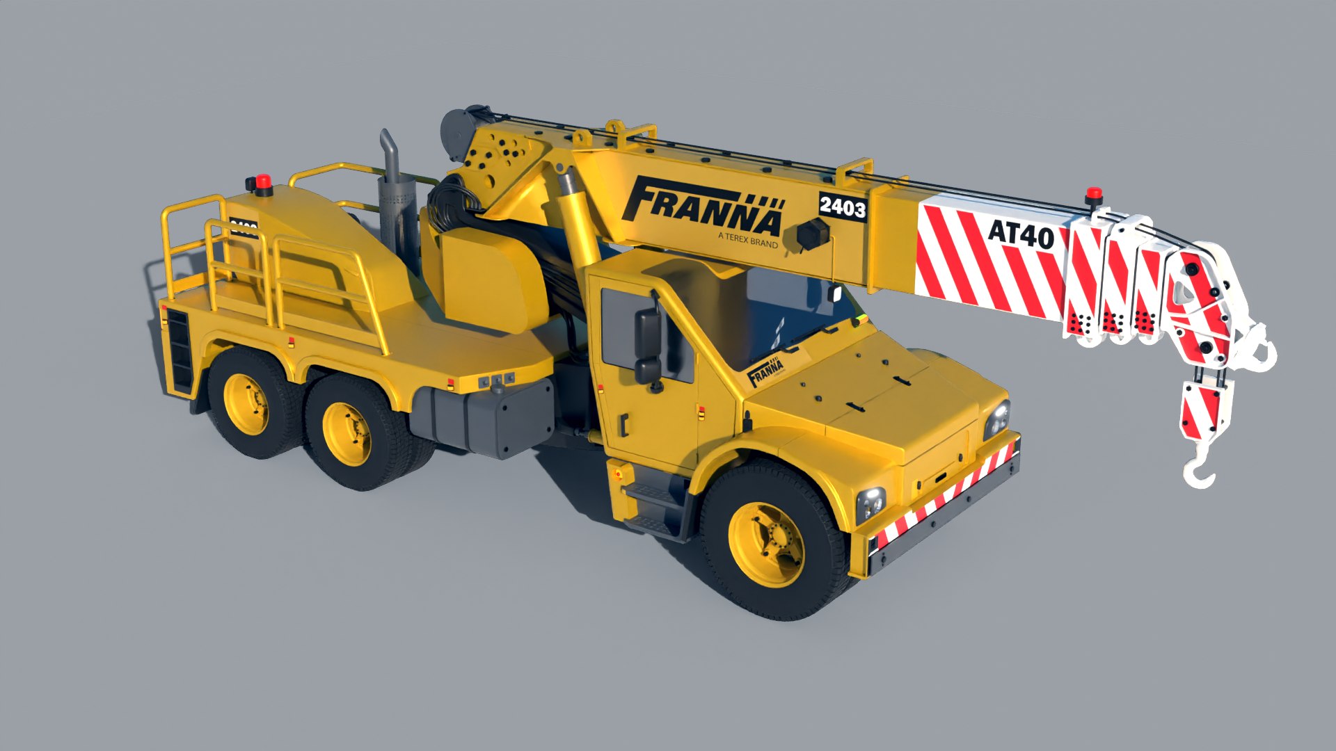 3D Franna AT40 Crane Model - TurboSquid 2144881