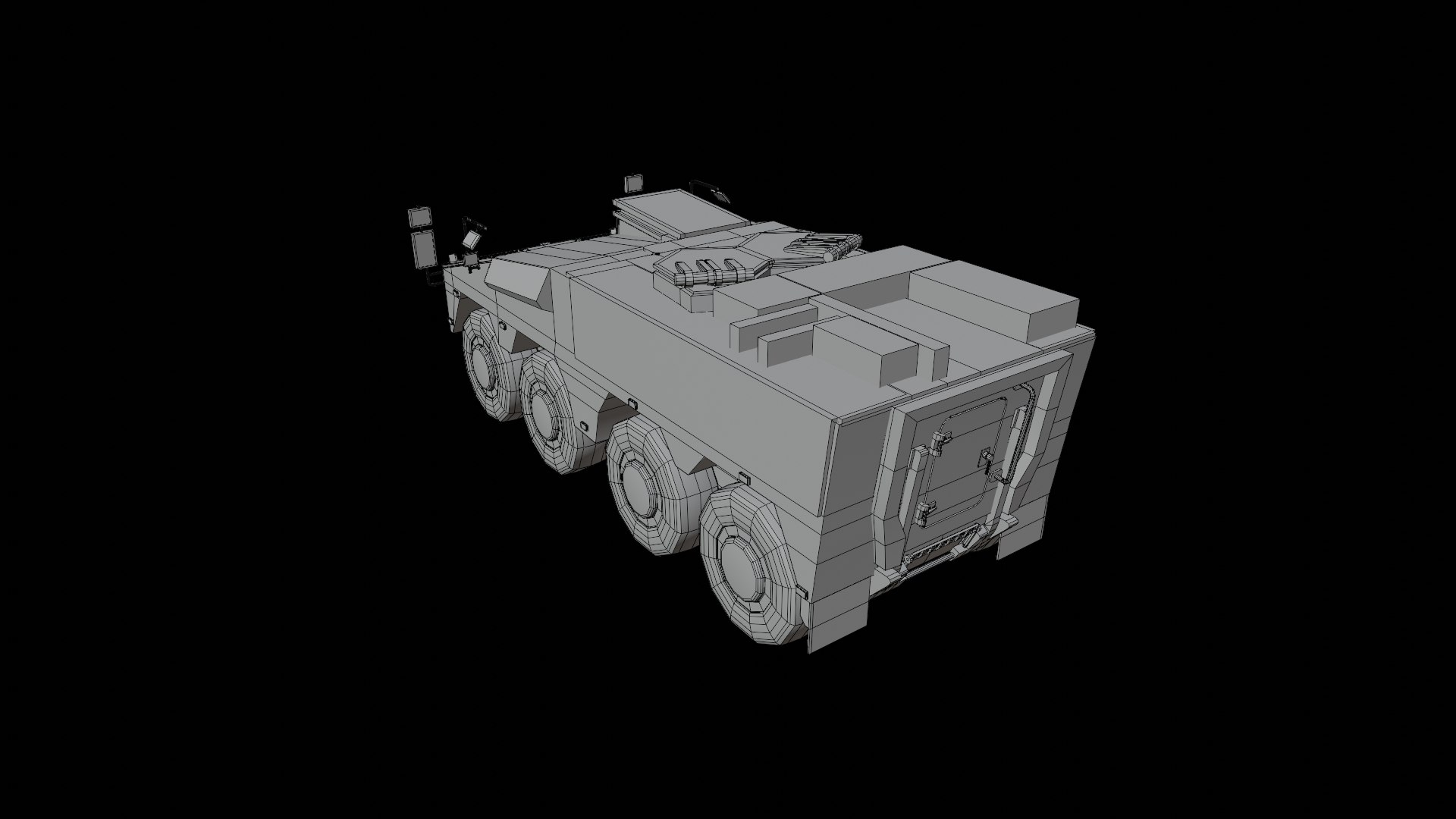 3D GTK Boxer German Military Truck 6x6 Low-poly 3D Model - TurboSquid ...