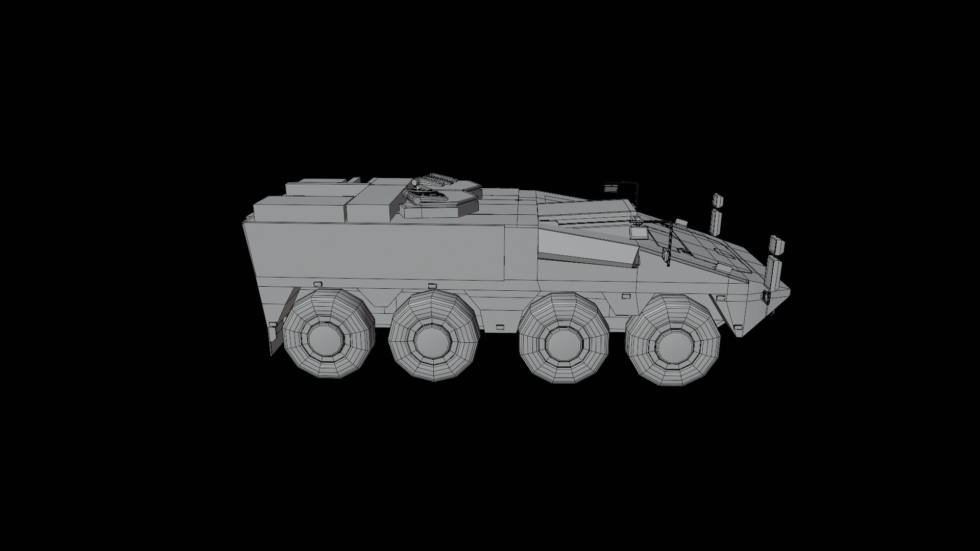 3D GTK Boxer German Military Truck 6x6 Low-poly 3D Model - TurboSquid ...