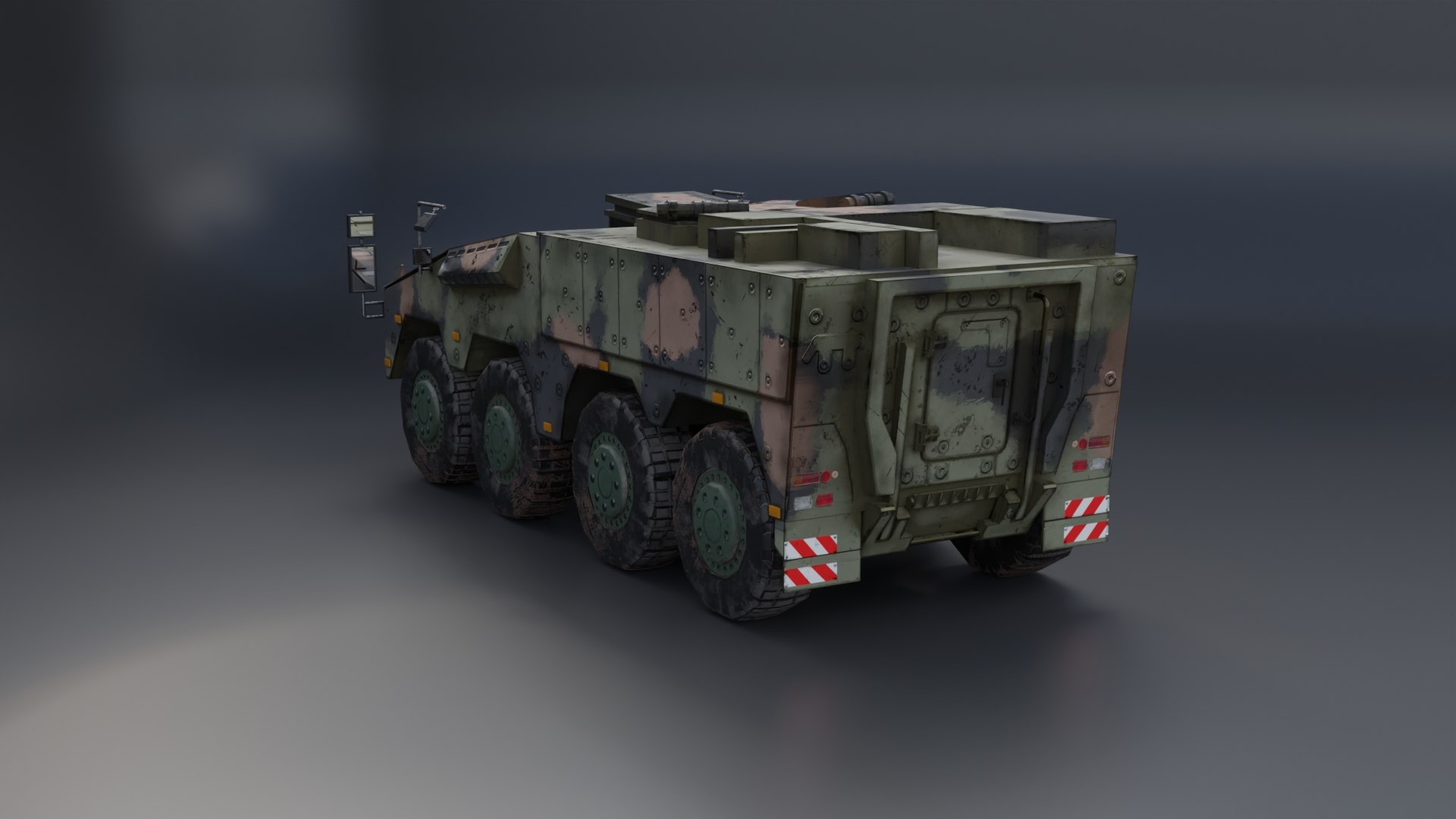 3D GTK Boxer German Military Truck 6x6 Low-poly 3D Model - TurboSquid ...