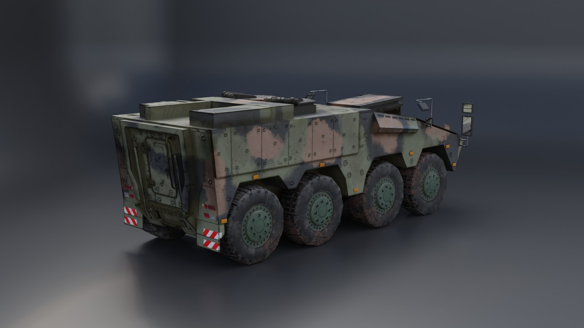 3D GTK Boxer German Military Truck 6x6 Low-poly 3D Model - TurboSquid 2151161