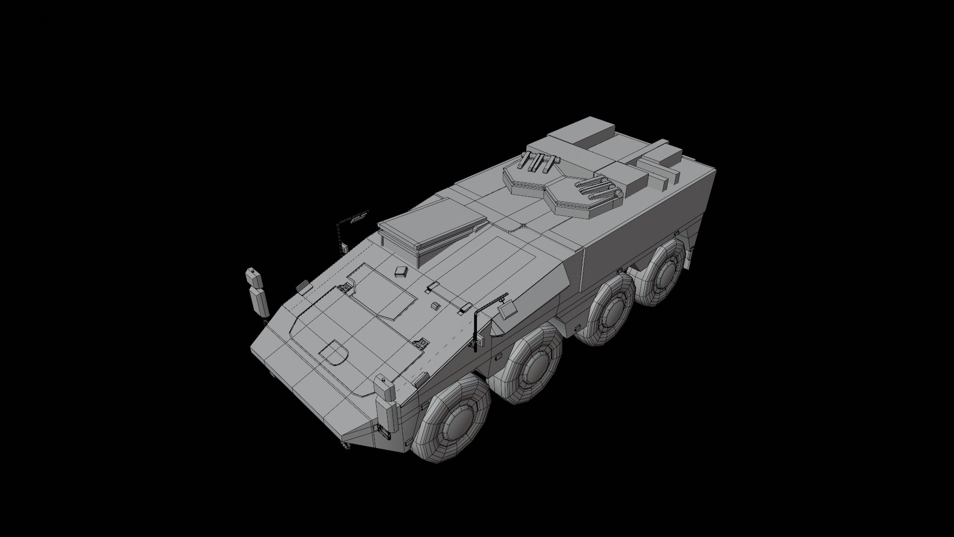 3D GTK Boxer German Military Truck 6x6 Low-poly 3D Model - TurboSquid ...