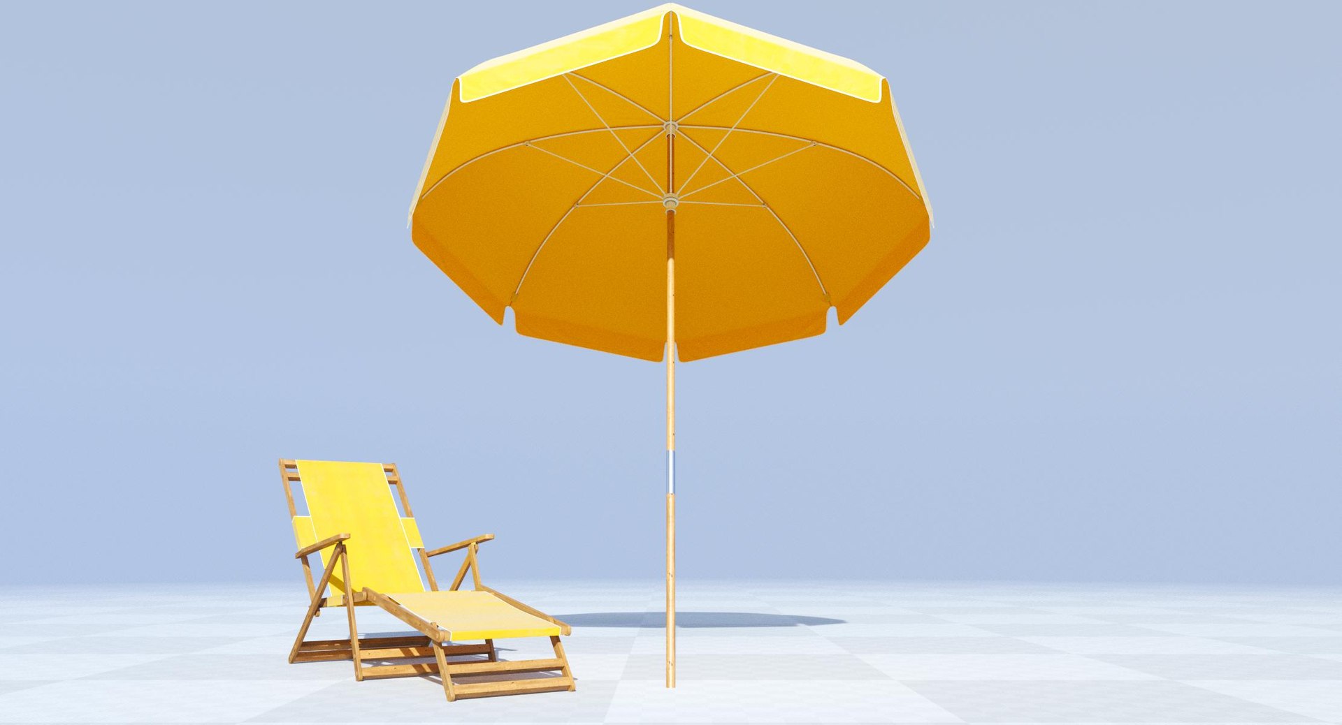 Beach Set 3D Model - TurboSquid 1353136