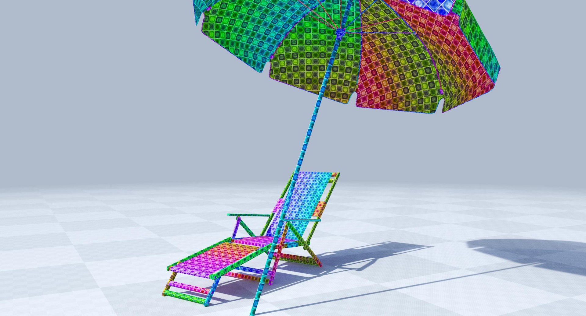 Beach Set 3D Model - TurboSquid 1353136