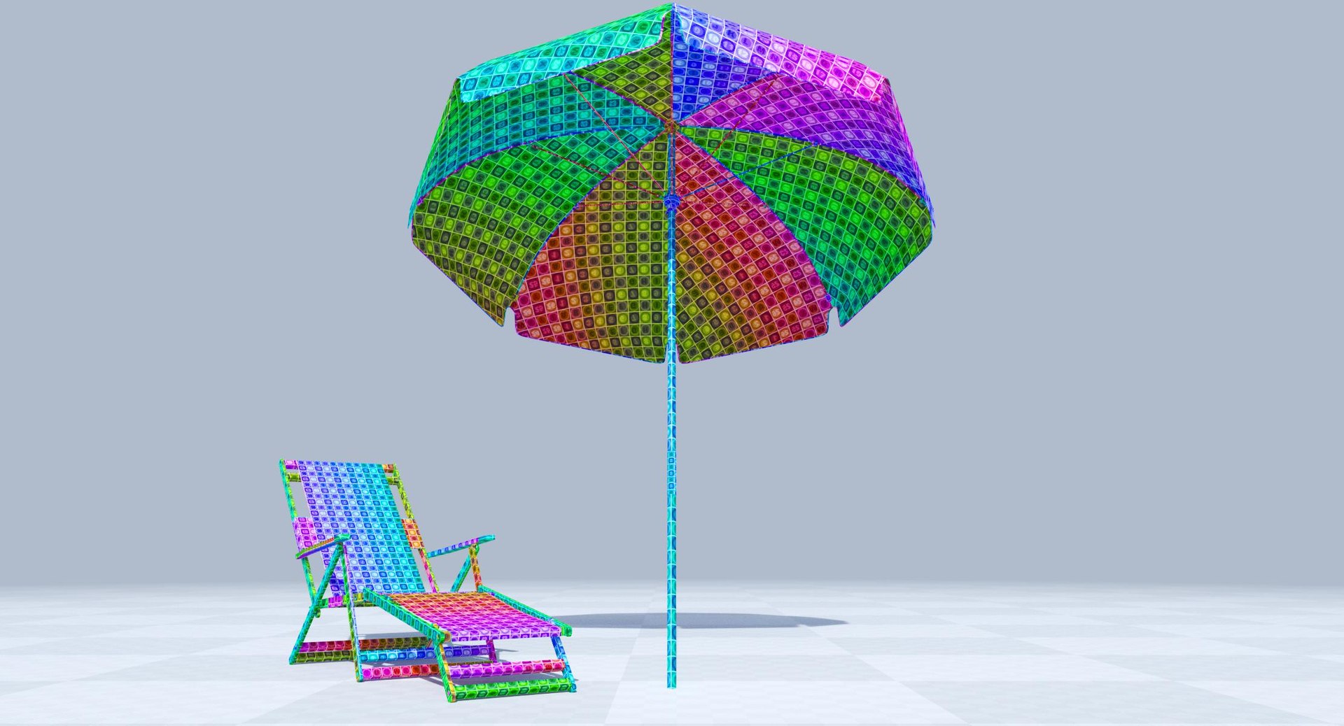 Beach Set 3D Model - TurboSquid 1353136