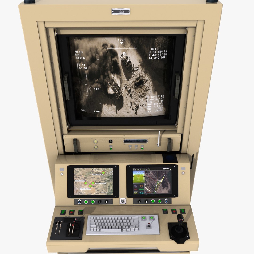 3d max drone ground exploitation station