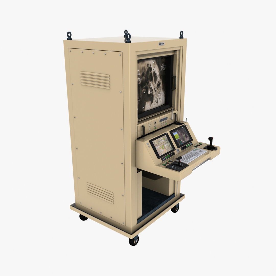 3d max drone ground exploitation station