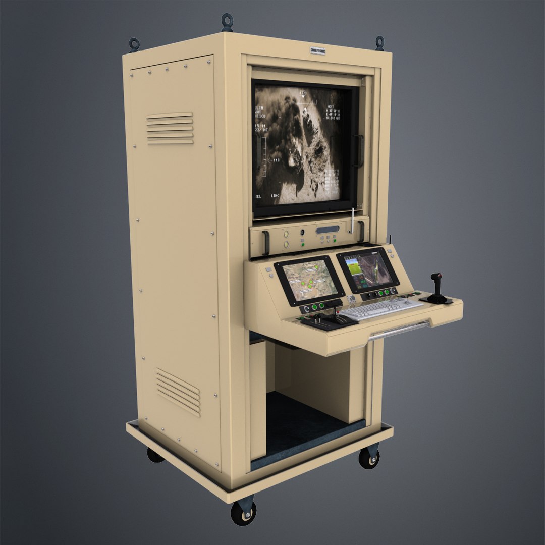 3d max drone ground exploitation station