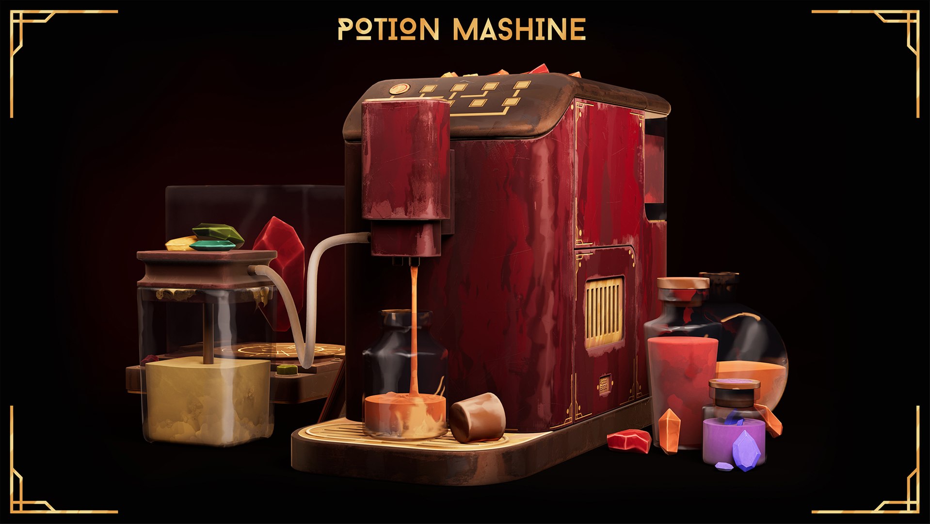 Potion Mashine 3D - TurboSquid 2336997