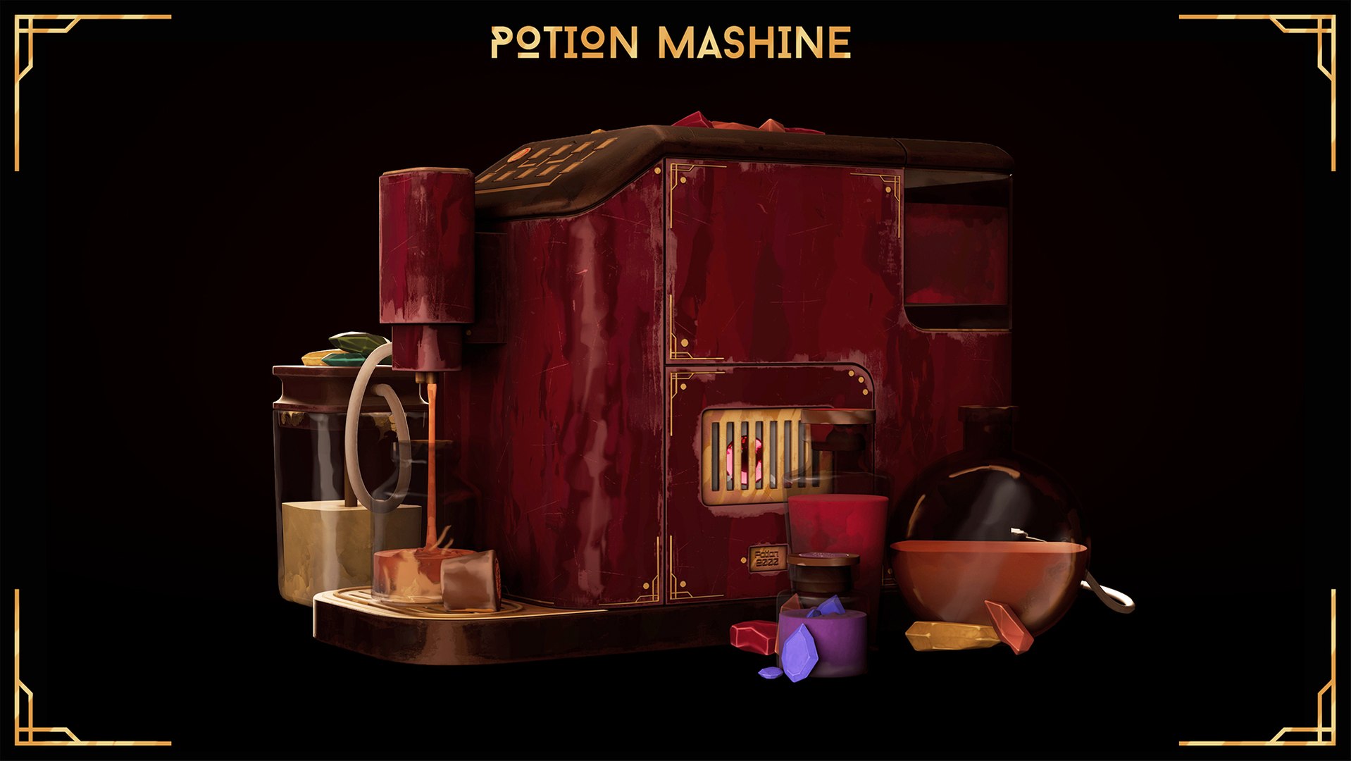 Potion Mashine 3D - TurboSquid 2336997
