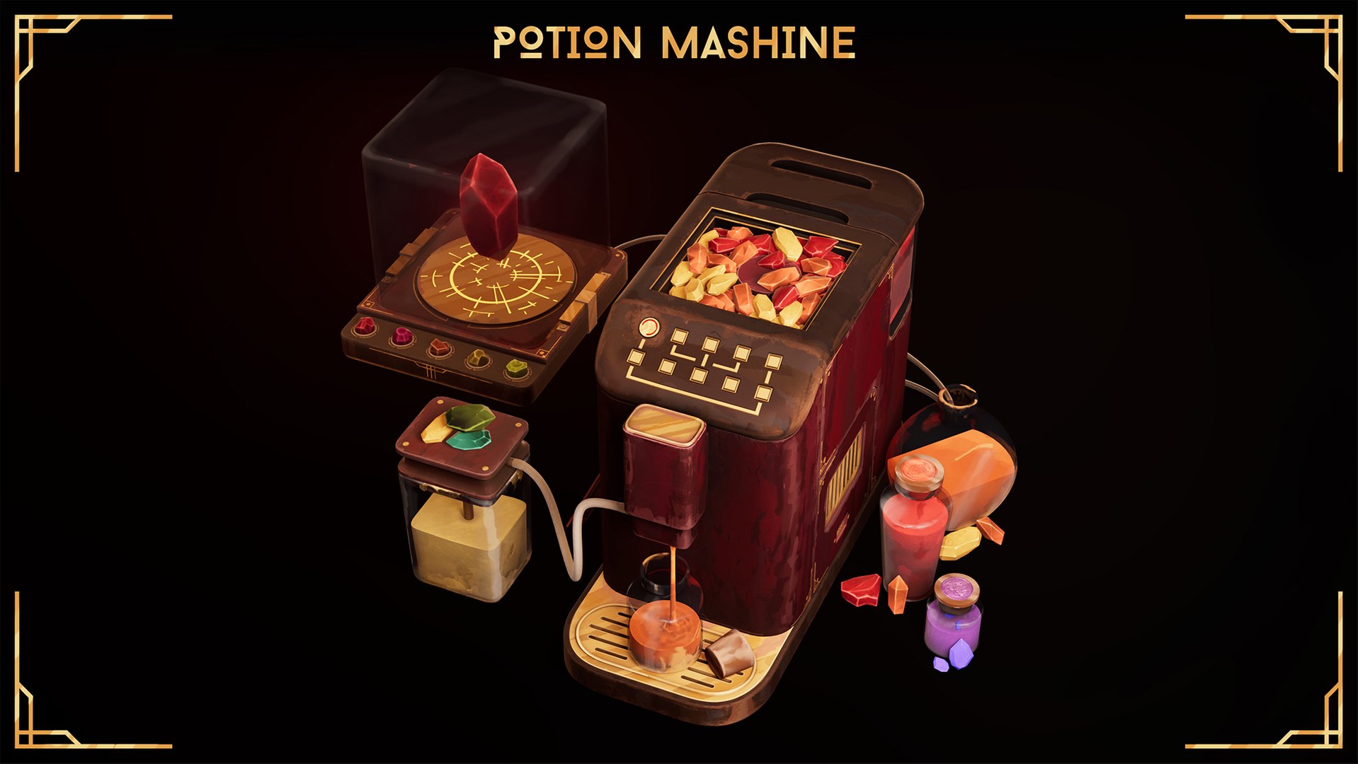 Potion Mashine 3D - TurboSquid 2336997