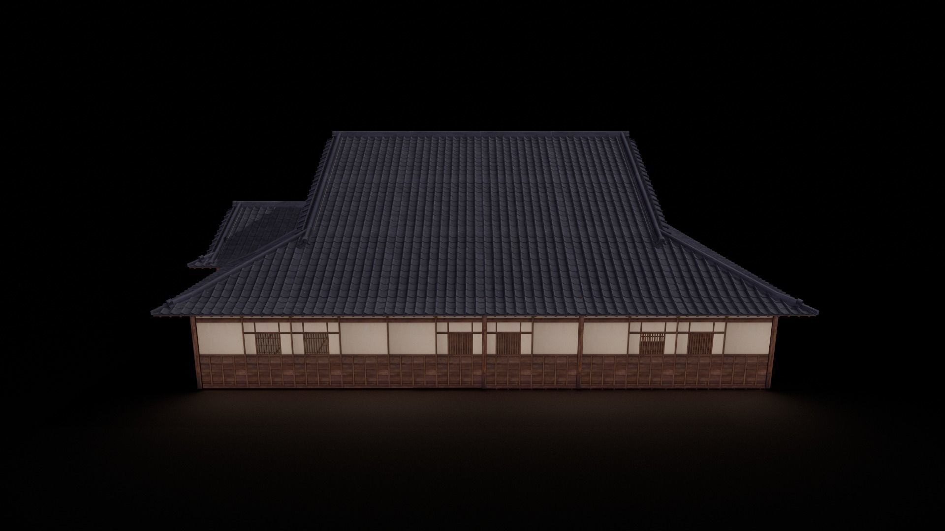 Japanese Traditional House Model With Interior Model - TurboSquid 1972430