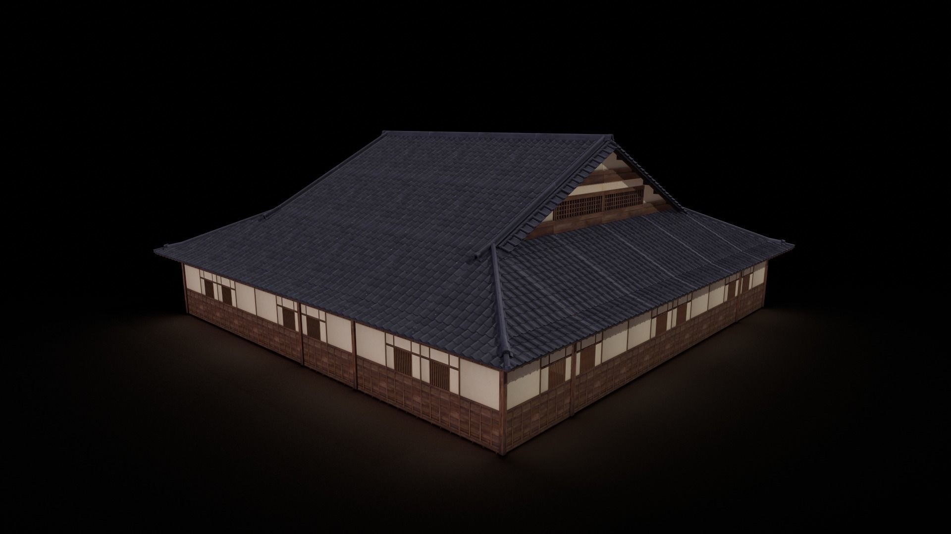Japanese Traditional House Model With Interior Model - TurboSquid 1972430