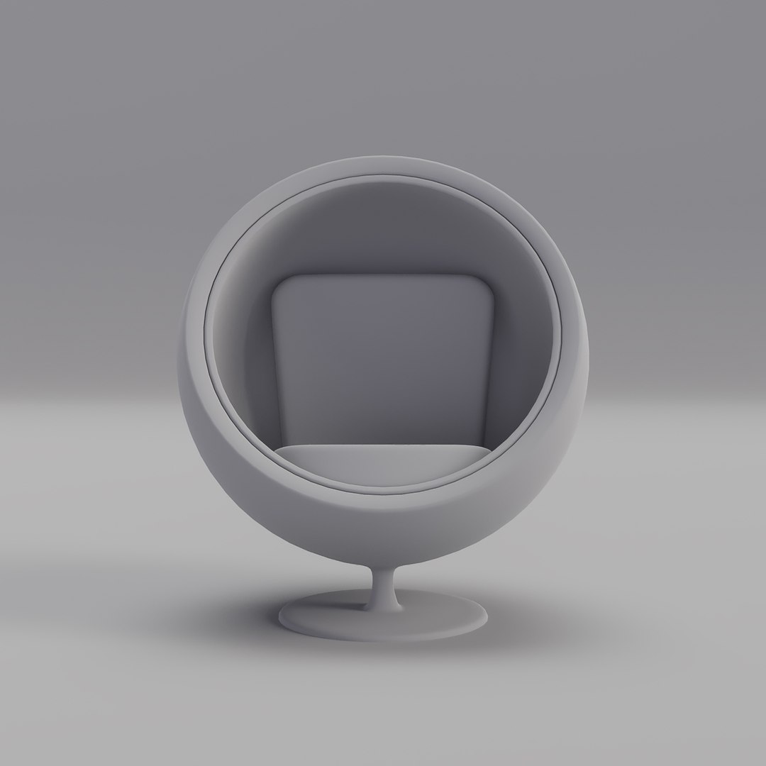 Chair Ball Cartoon Home Furniture 3D Model - TurboSquid 1574889
