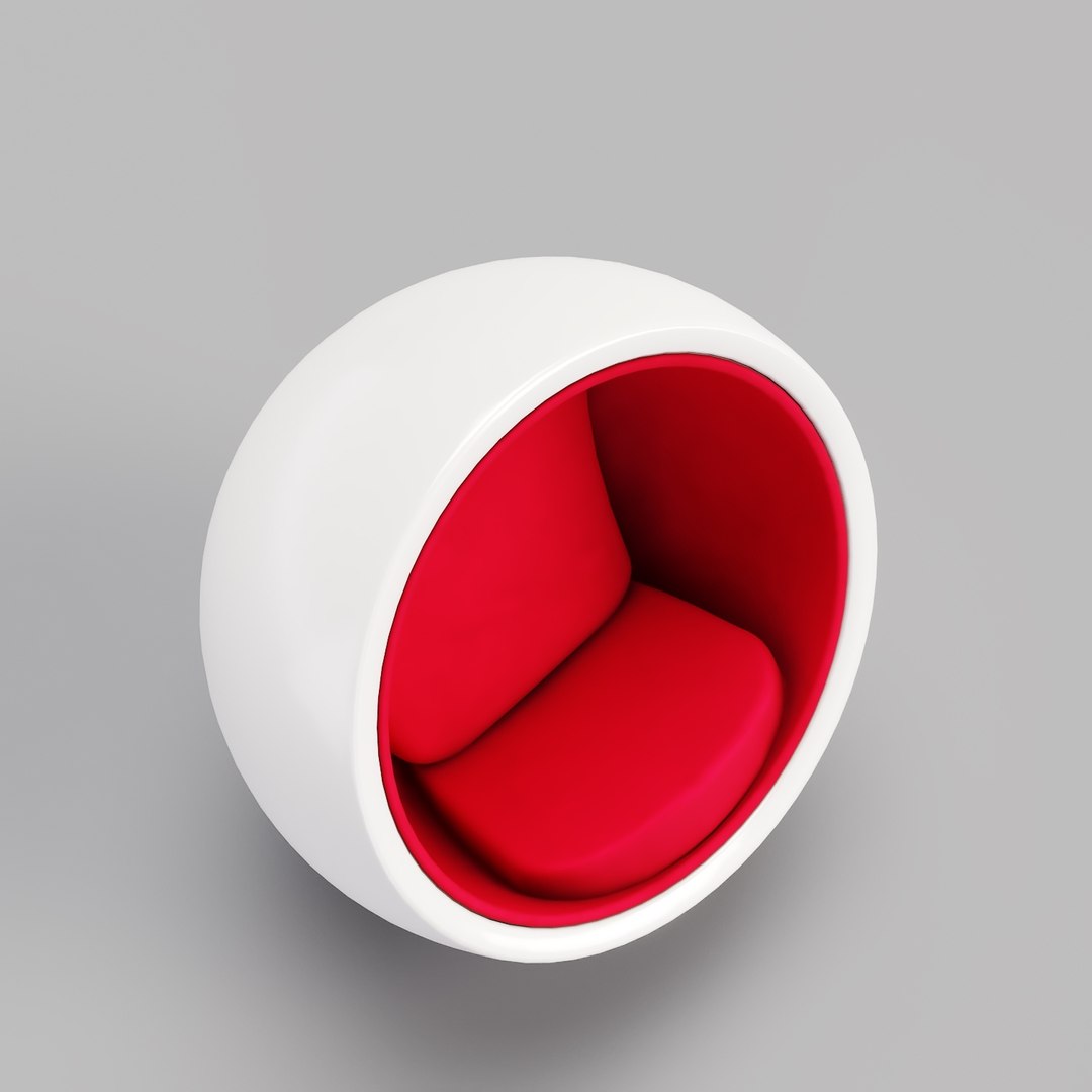 Chair Ball Cartoon Home Furniture 3D Model - TurboSquid 1574889