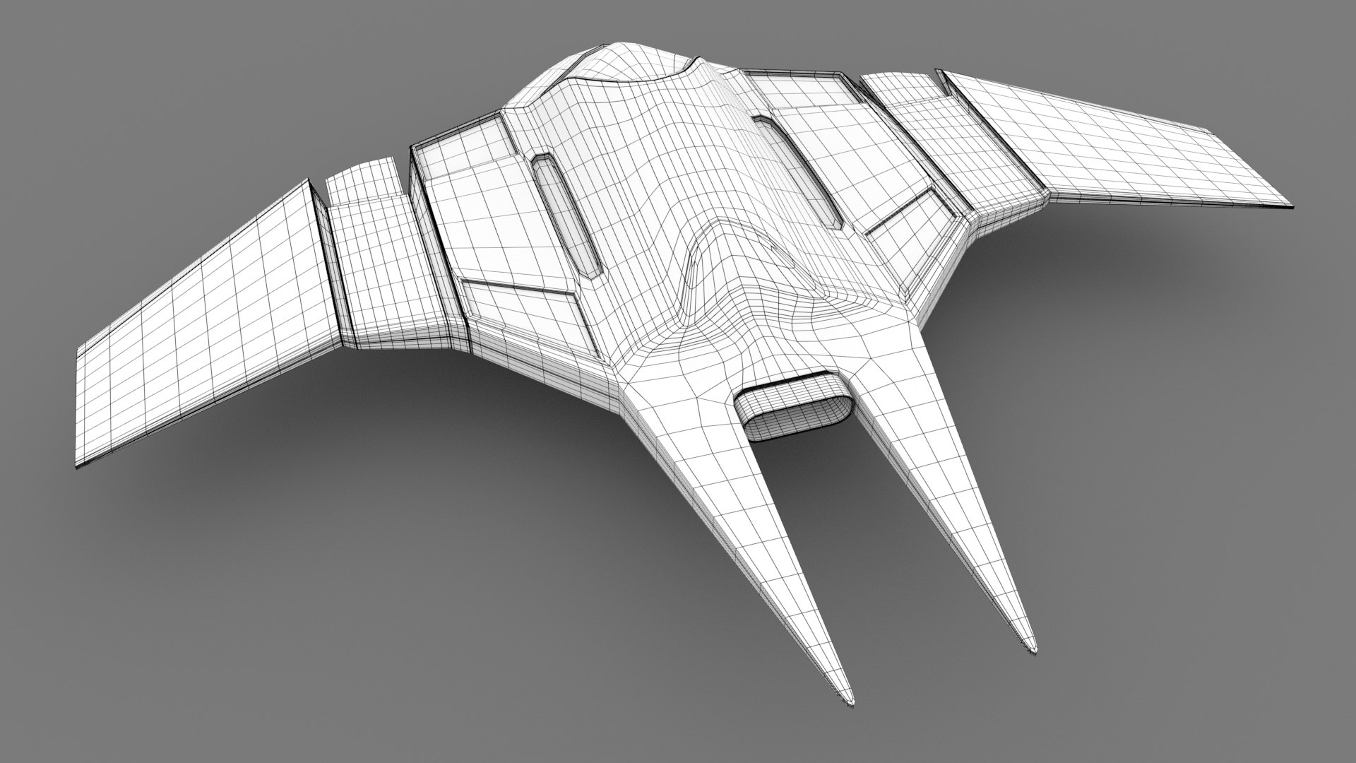 3D Futuristic jet Aircraft concept model model - TurboSquid 1725838