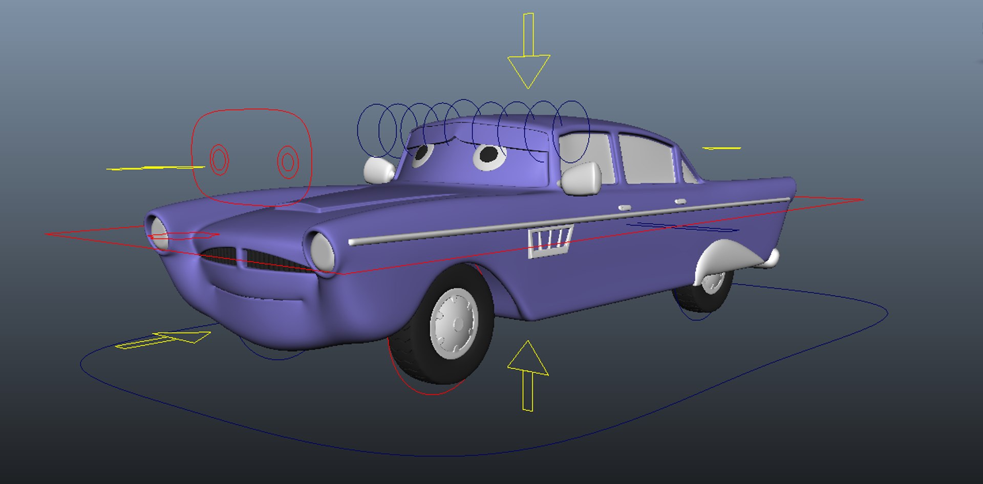 3D Car Rig - TurboSquid 1474219