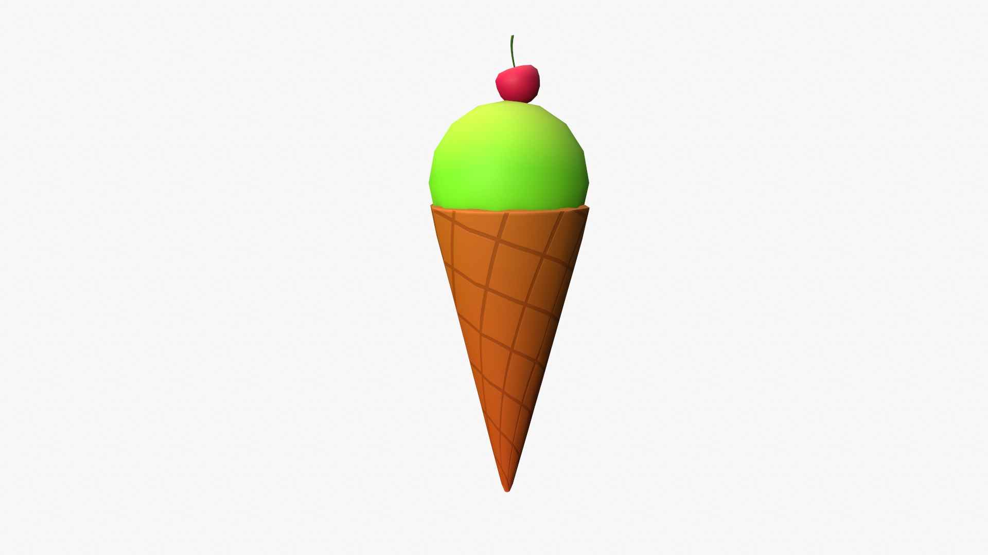 Cartoon IceCreamV3 3D Model - TurboSquid 1916786