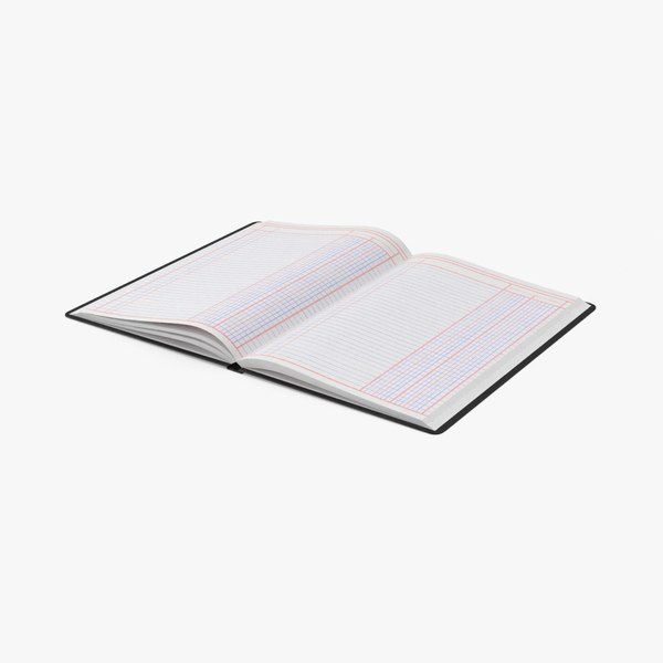 blank ledger 3d max