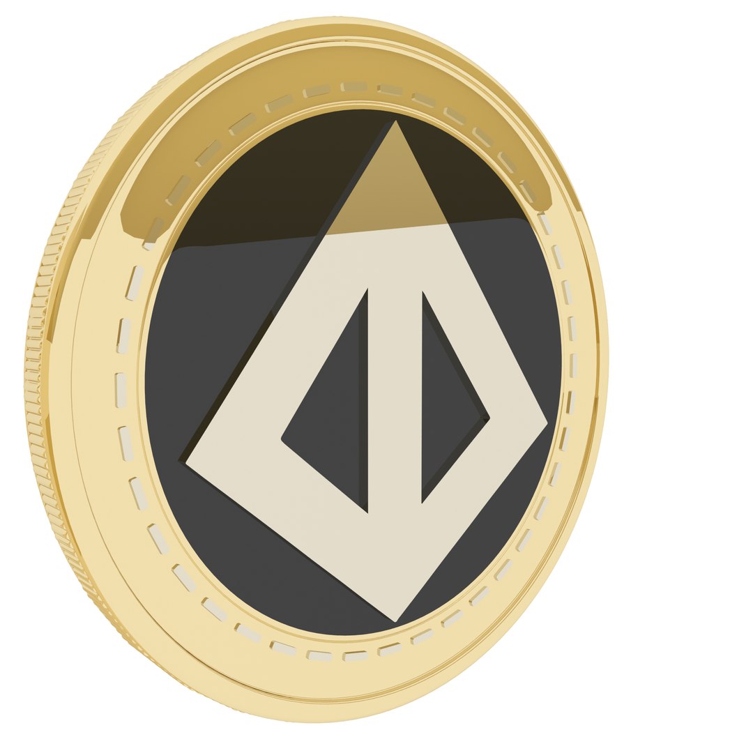 3D Loopring Cryptocurrency Gold Coin - TurboSquid 1857169