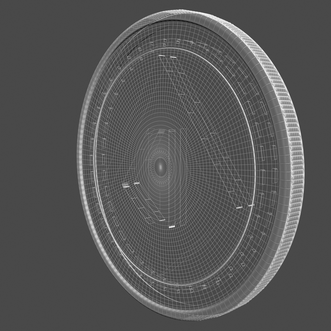 3D Loopring Cryptocurrency Gold Coin - TurboSquid 1857169