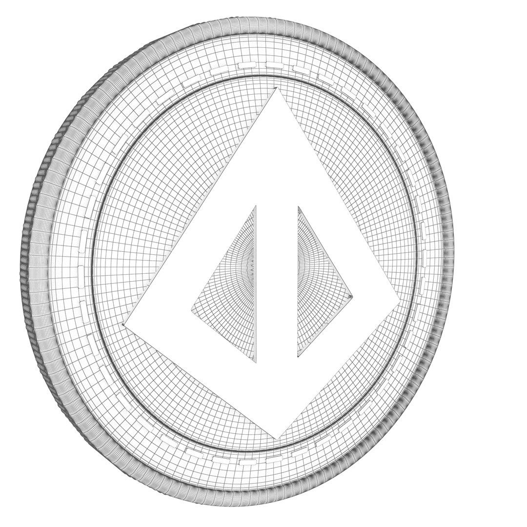 3D Loopring Cryptocurrency Gold Coin - TurboSquid 1857169