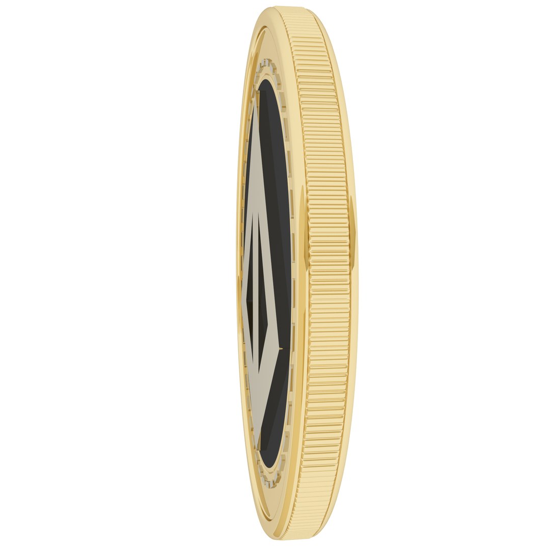 3D Loopring Cryptocurrency Gold Coin - TurboSquid 1857169
