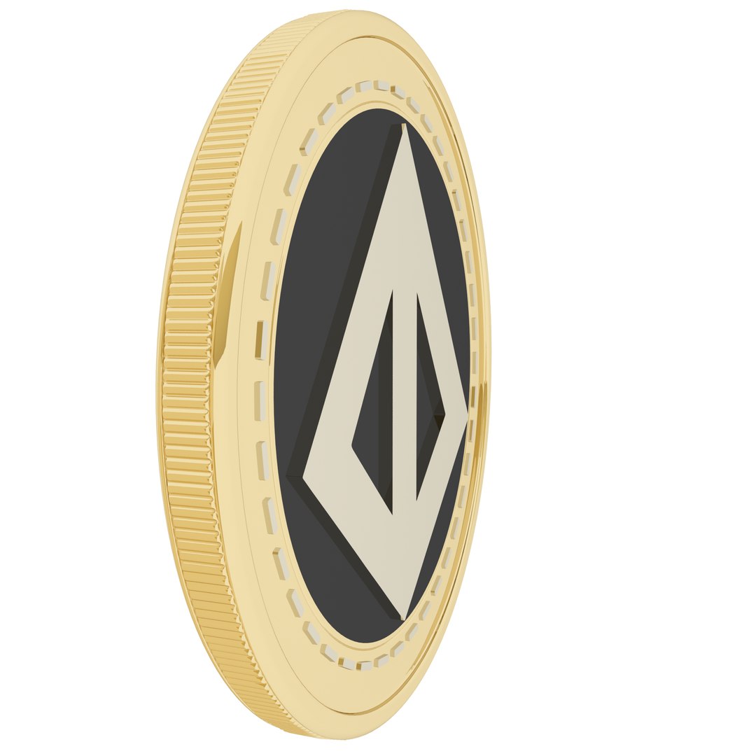 3D Loopring Cryptocurrency Gold Coin - TurboSquid 1857169