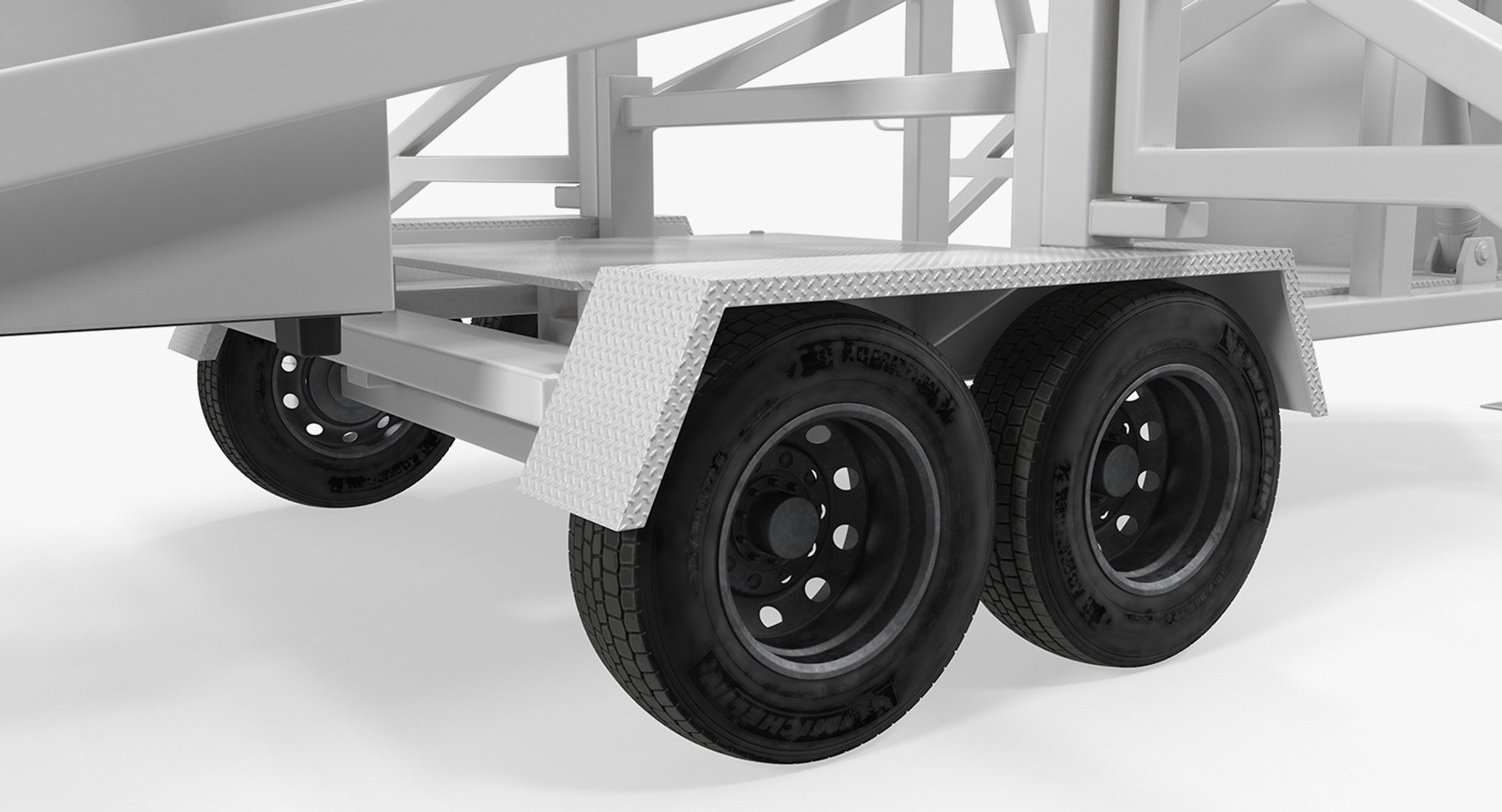 3D Mobile Skywatch Tower Folded - TurboSquid 1422322