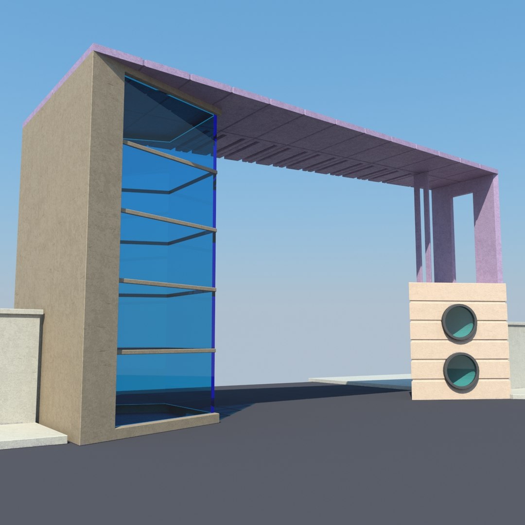 3d Model Gate Entrance
