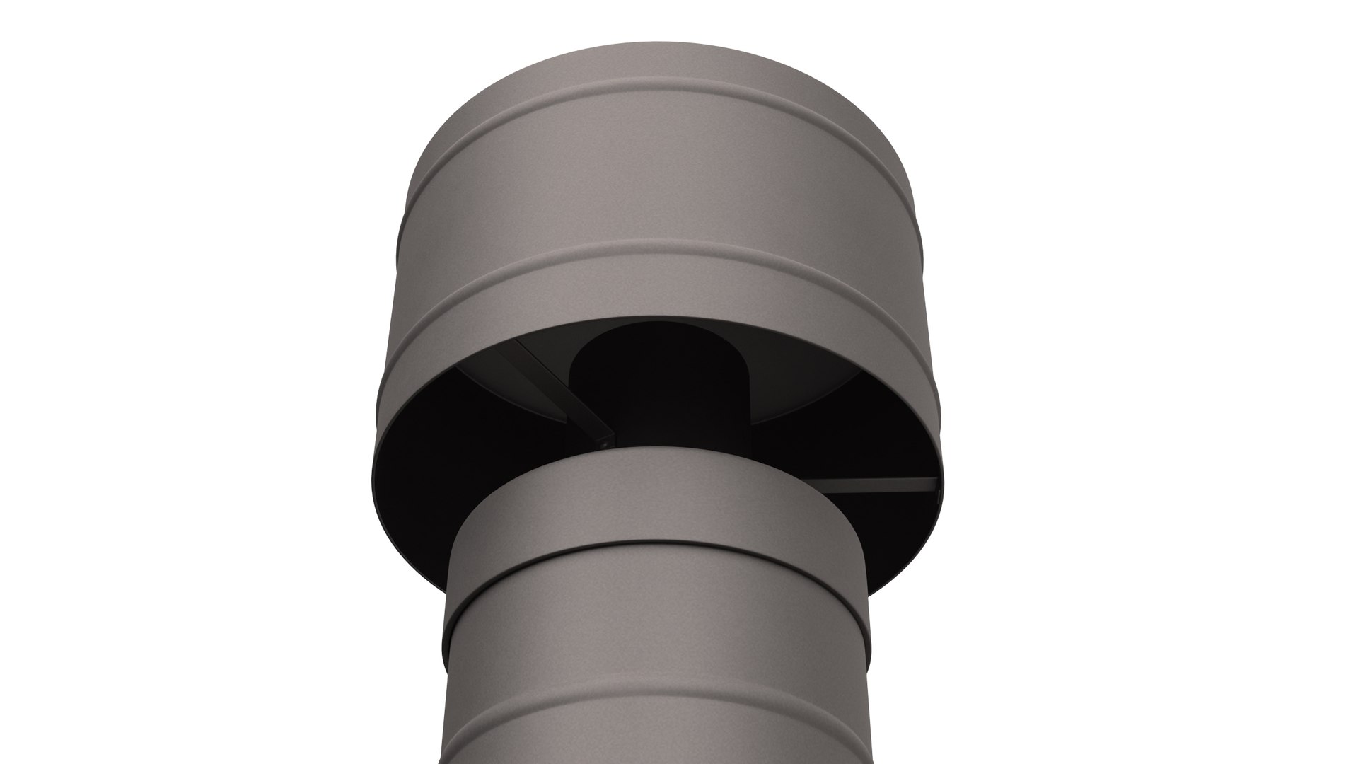 3D Wood Burning Chimney Black Metal Model - TurboSquid 2046446