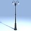 3d model light post