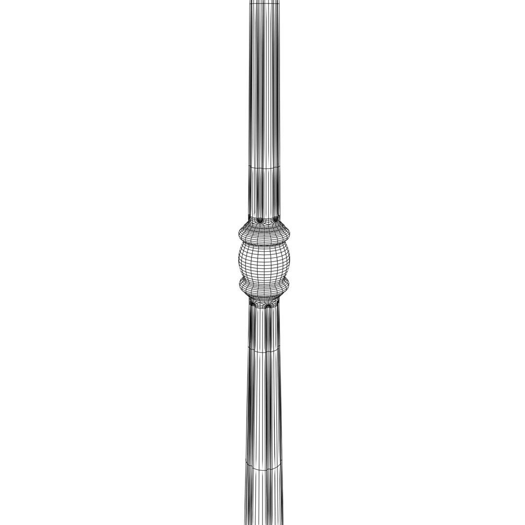 3d model light post