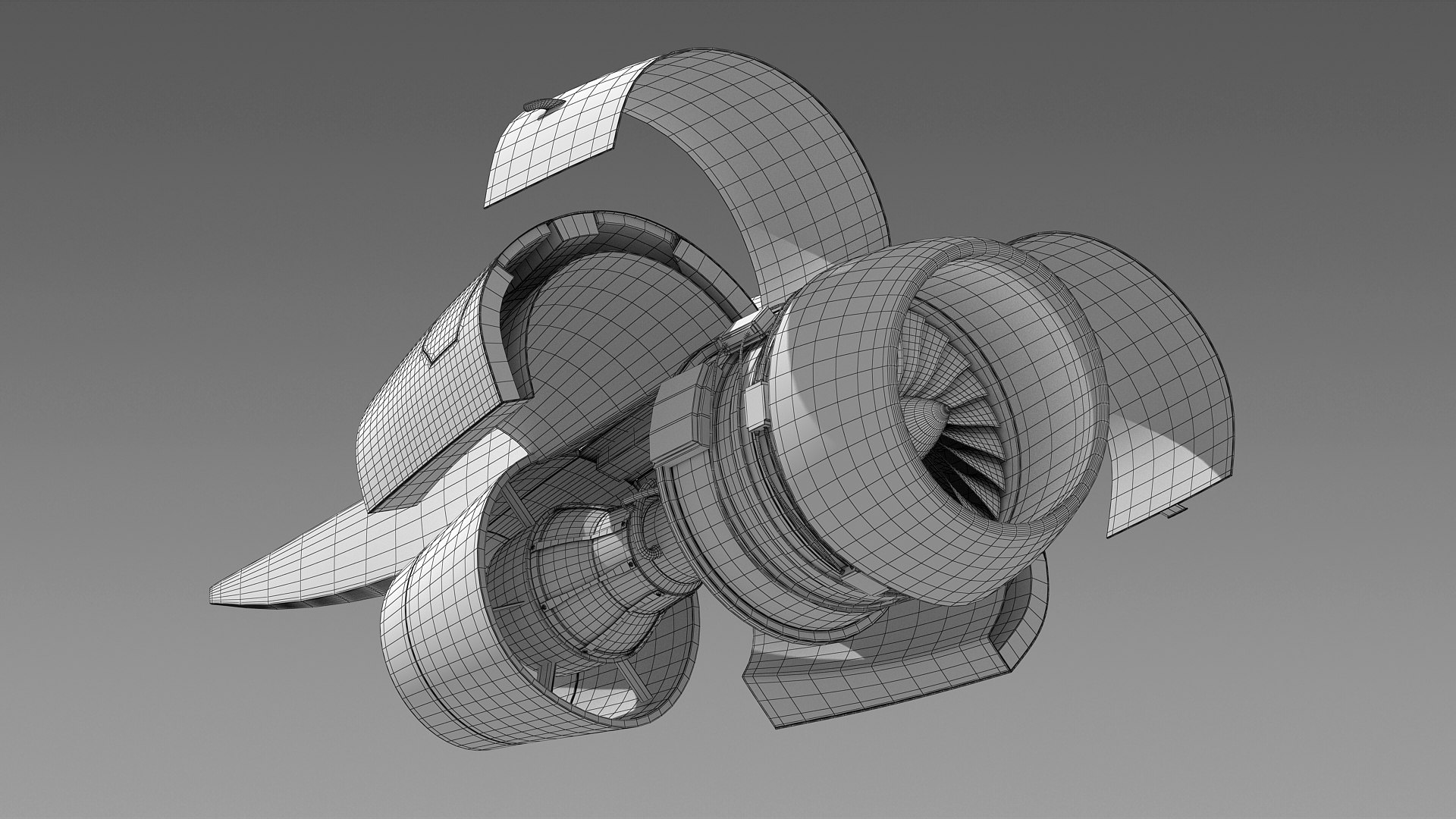 3D Airbus A330-200 Engine - TurboSquid 2145403