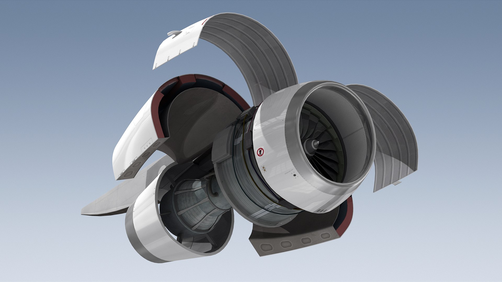 3D Airbus A330-200 Engine - TurboSquid 2145403