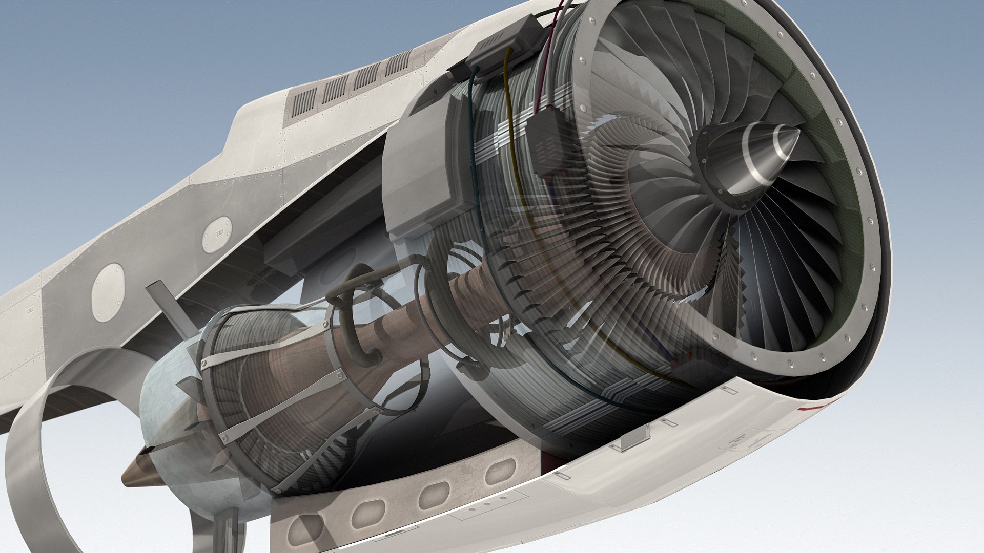 3D Airbus A330-200 Engine - TurboSquid 2145403